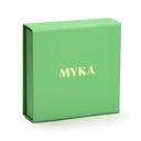 Russische Ring Ketting met 3 Ringen in 18k Rosé Verguld | MYKA