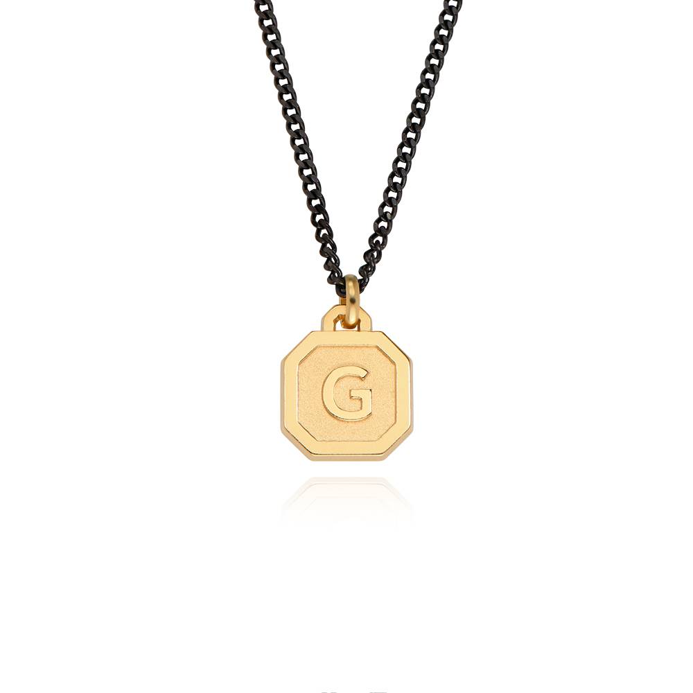 Heritage Initial Necklace For Men In 18k Gold Plating Myka