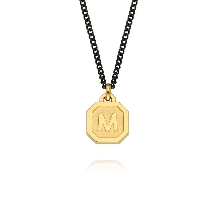 Heritage Initial Necklace For Men In 18k Gold Vermeil Myka