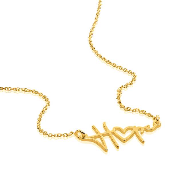 Hope Necklace in 18ct Gold Vermeil | MYKA