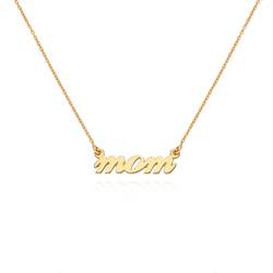 Collier Maman en cursive en Plaqué Or - MYKA