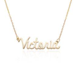 Cursieve Naamketting in 14k Goud | MYKA