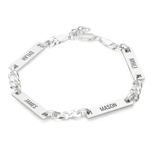 The Cosmos Bracelet for Men in Sterling Silver | MYKA