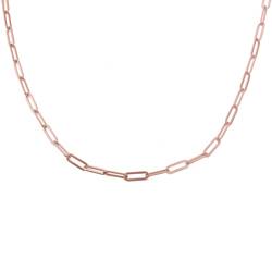 Thin Link Chain in 18K Rose Gold Plating - MYKA
