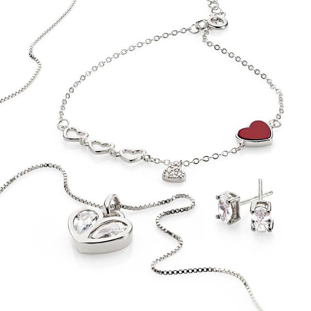 Valentine's Gift Set in Sterling Silver | MYKA